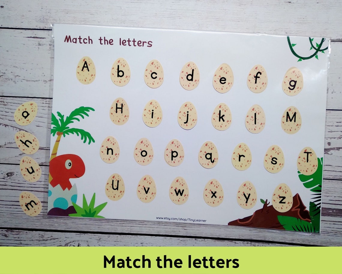 Printable Dinosaur Theme Busy Book for Kids, Toddler Busy Book ...