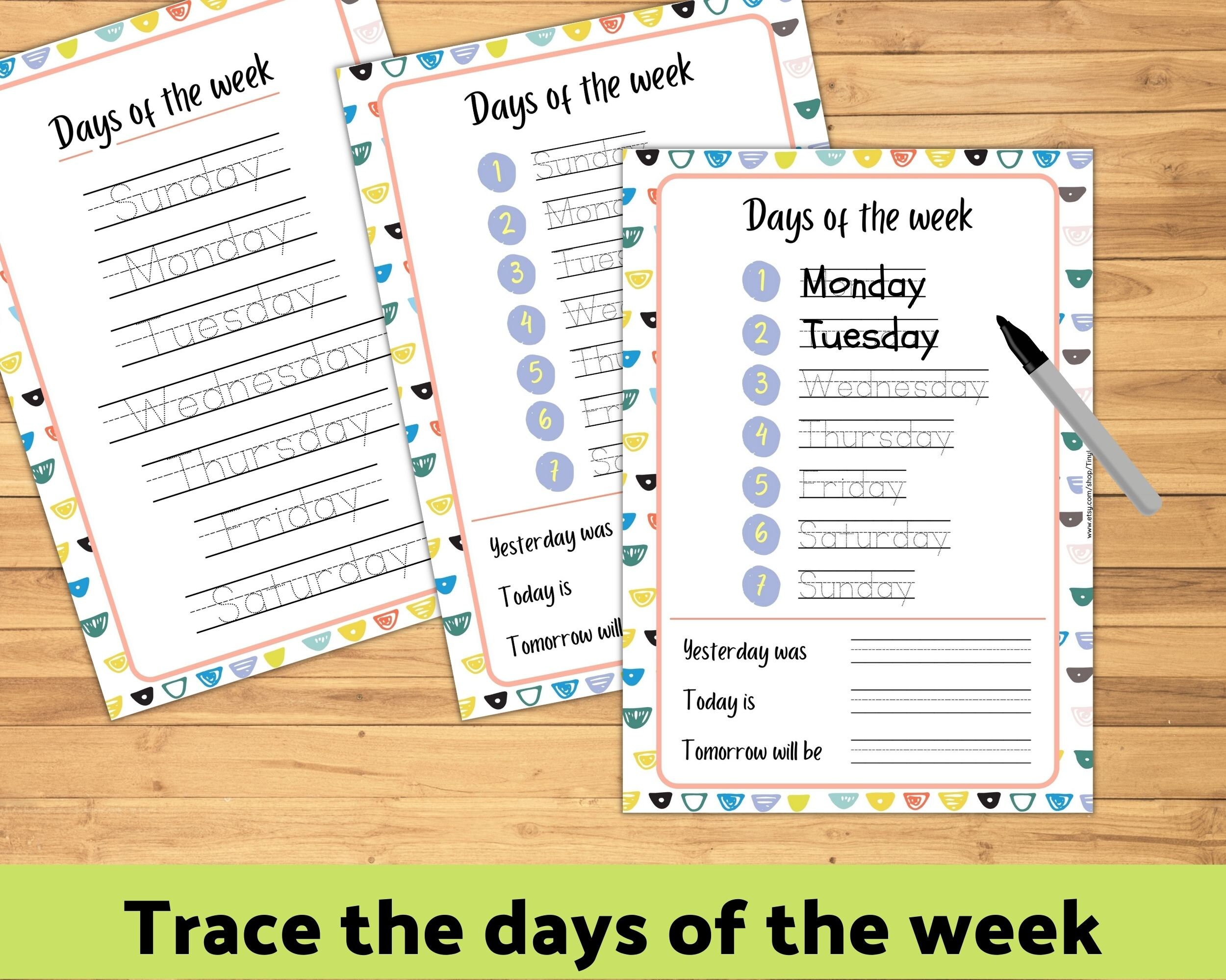 Custom Name Tracing Practice Sheet Tracing Worksheet Bundle - Etsy UK