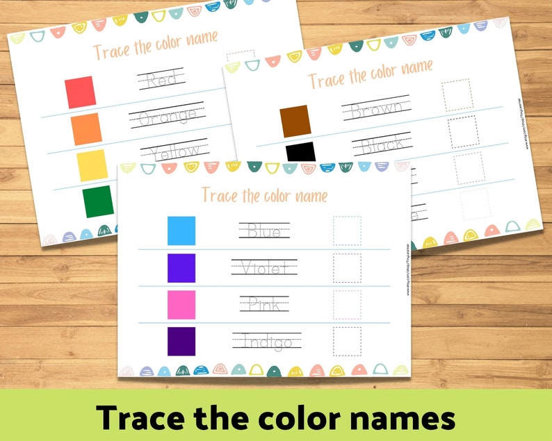 Custom Name Tracing Practice Sheet Bundle Pack Printable - Etsy UK