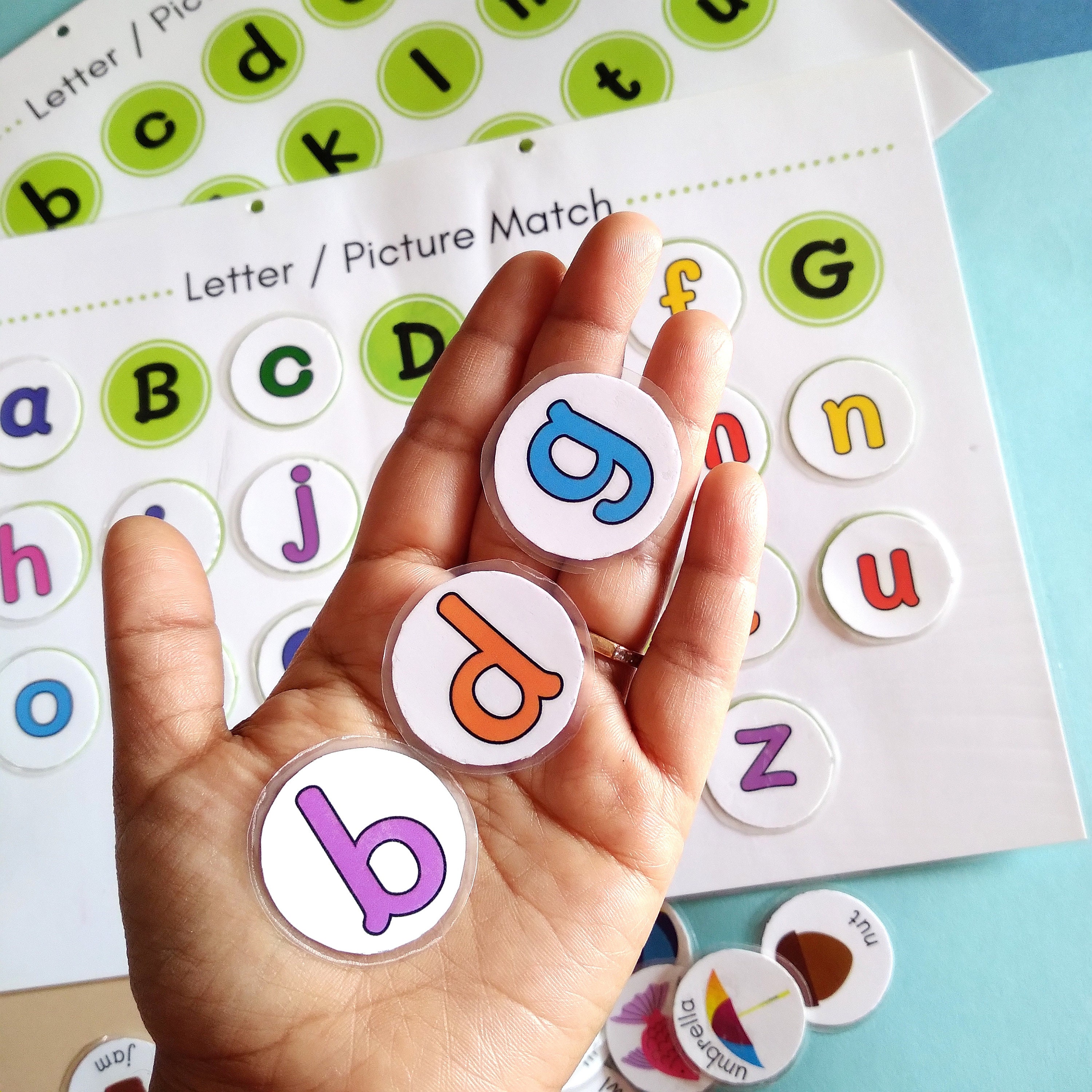 Printable Letter Matching Activity for Kids, Beginning Sound Picture ...