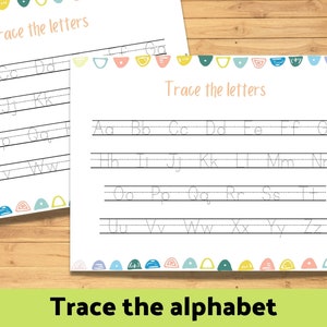 Custom Name Tracing Practice Sheet Bundle Pack Printable - Etsy UK