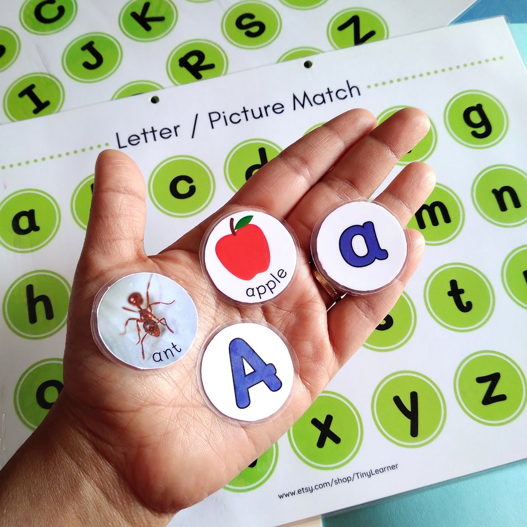 Printable Letter Matching Activity for Kids, Beginning Sound Picture ...