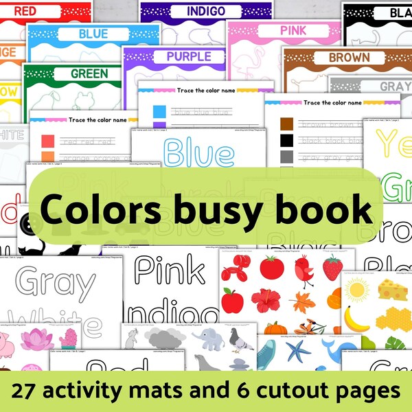 Toddler Busy Book - Etsy