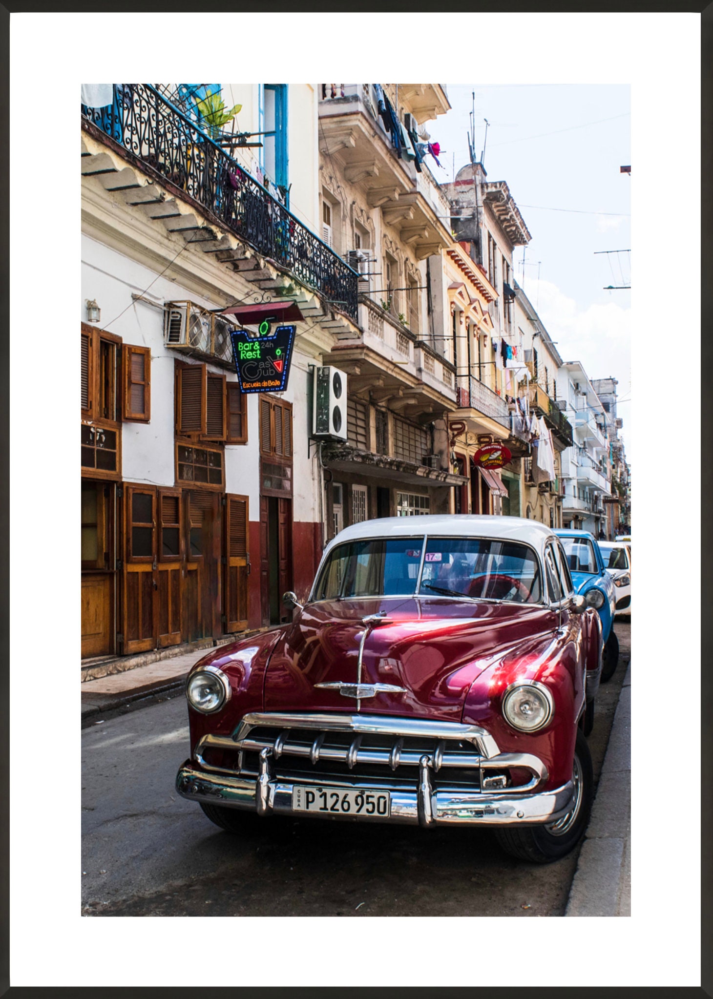 Cuba Cuban Car Havana Digital Print Structure - Etsy