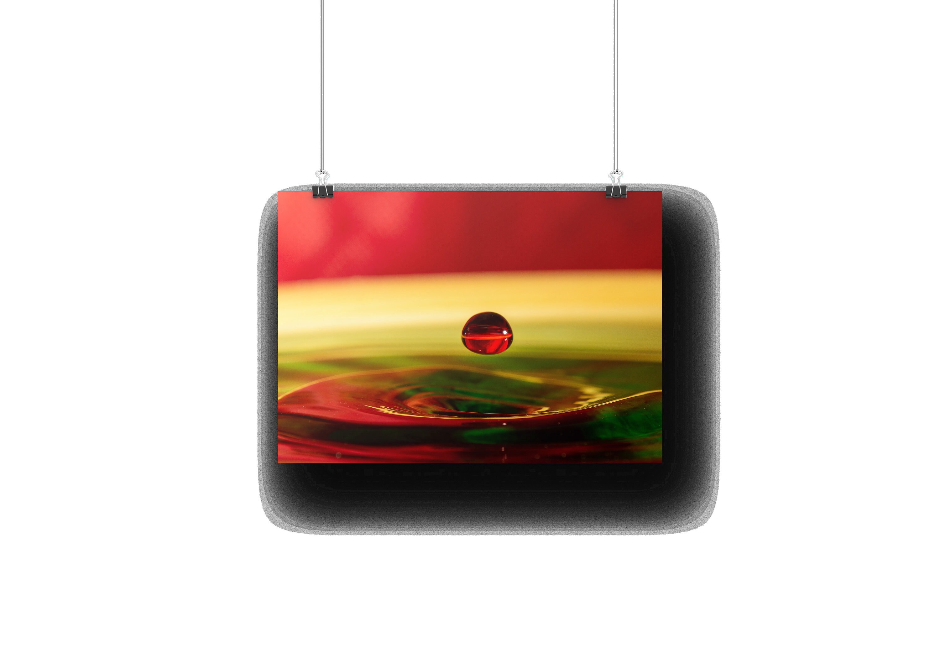 Water Drop Print, of Red Water Splashes. Buy Now! - Etsy