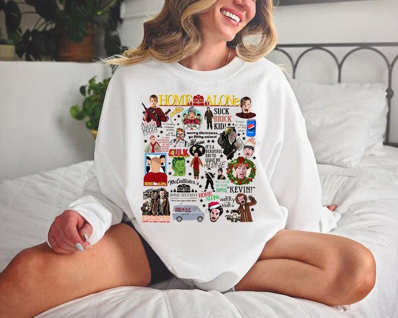 Merry Christmas Kevin Battle Plan Christmas 2 Sided Sweatshirt ...