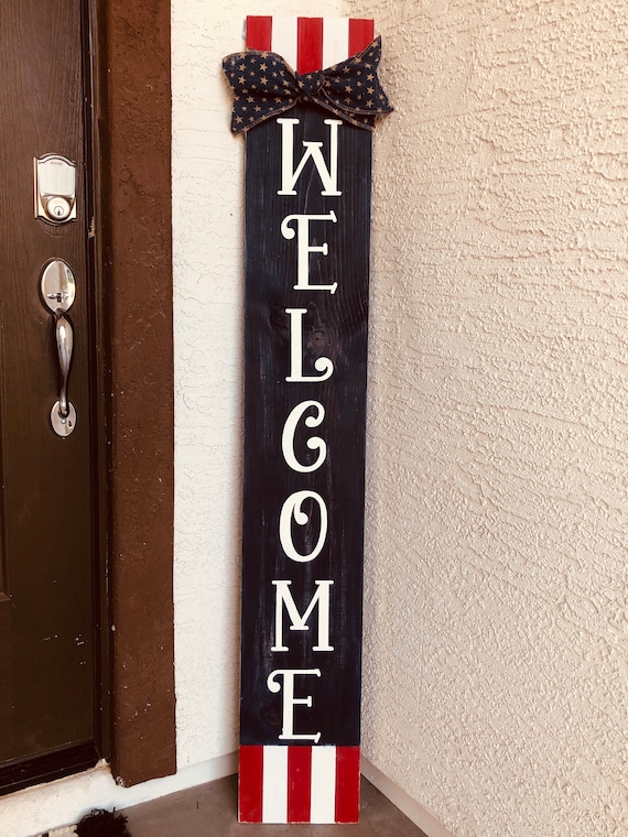 4th of July Welcome Sign | Etsy