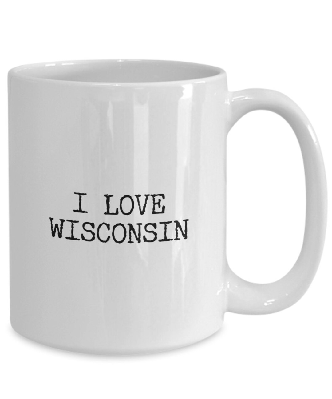 I Love Wisconsin Mug Coffee Cup - Etsy