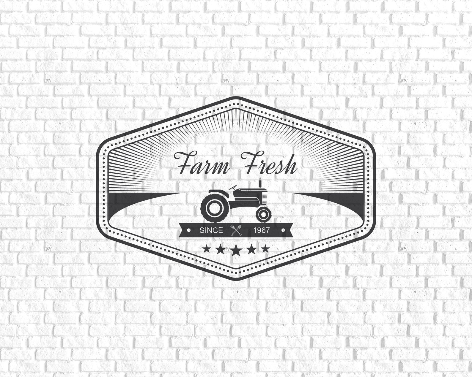 Set of Retro Farm Fresh Logos, Farm Fresh Logosvg, Farm Fresh PNG, Farm ...