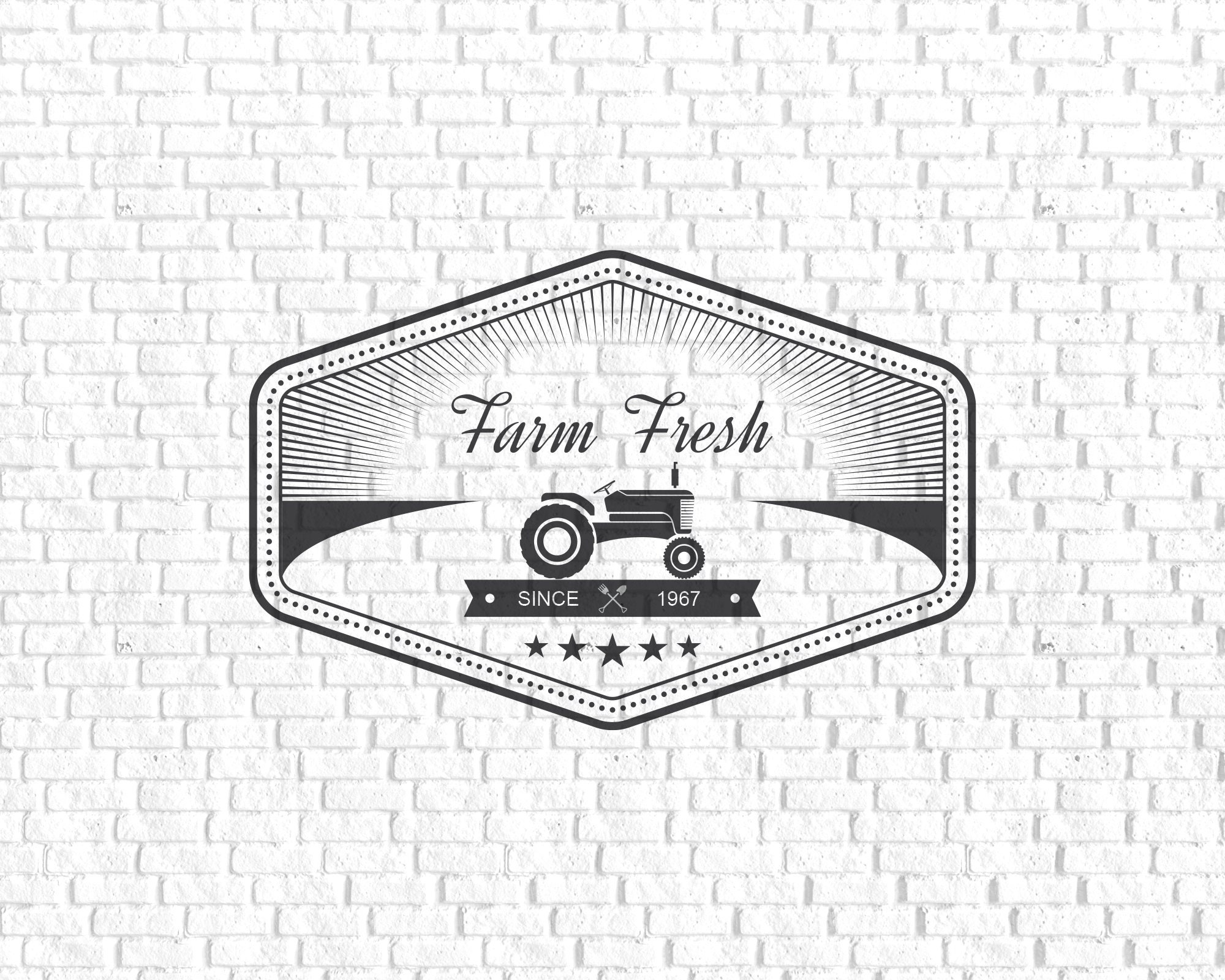 Set of Retro Farm Fresh Logos, Farm Fresh Logosvg, Farm Fresh PNG, Farm ...