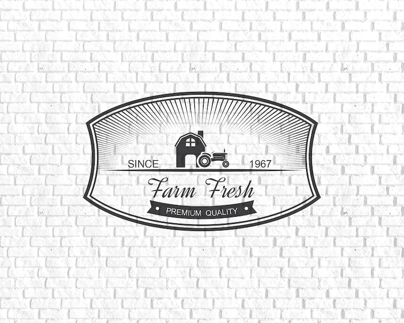 Set of Retro Farm Fresh Logos, Farm Fresh Logosvg, Farm Fresh PNG, Farm ...