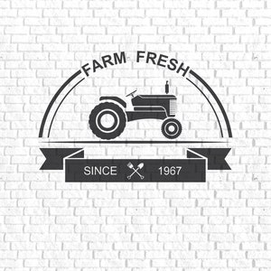 Set of Retro Farm Fresh Logos, Farm Fresh Logosvg, Farm Fresh PNG, Farm ...