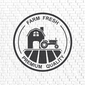 Set of Retro Farm Fresh Logos, Farm Fresh Logosvg, Farm Fresh PNG, Farm ...