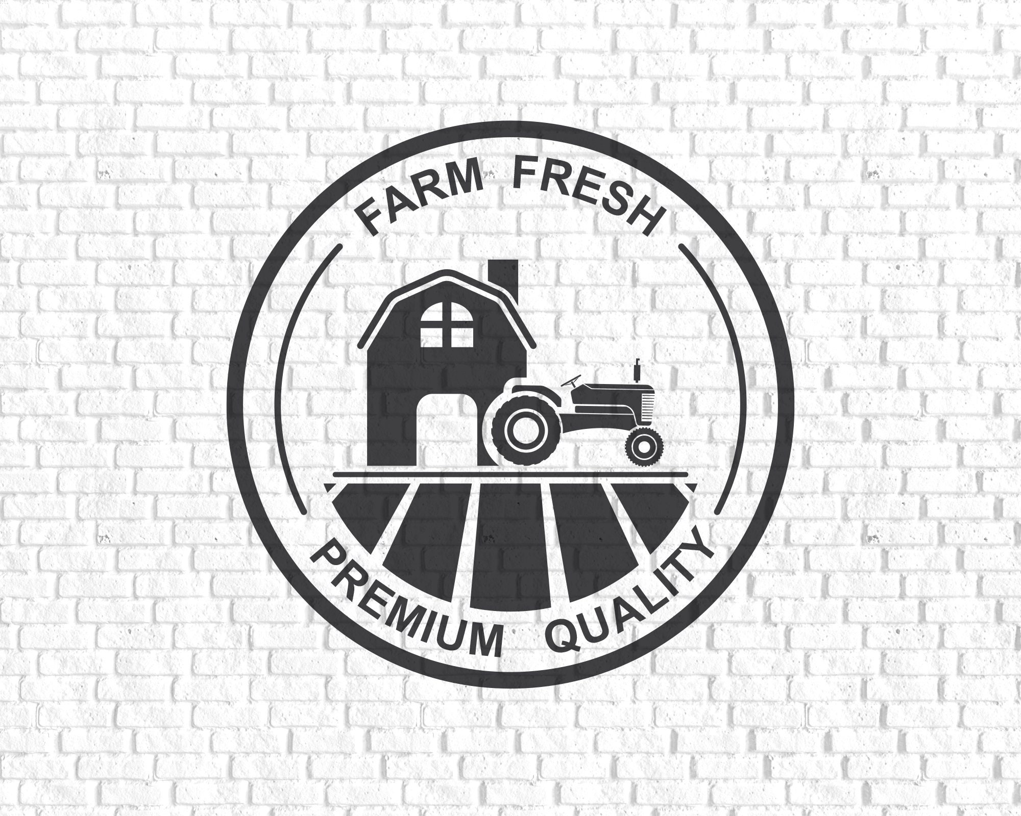 Set of Retro Farm Fresh Logos, Farm Fresh Logosvg, Farm Fresh PNG, Farm ...