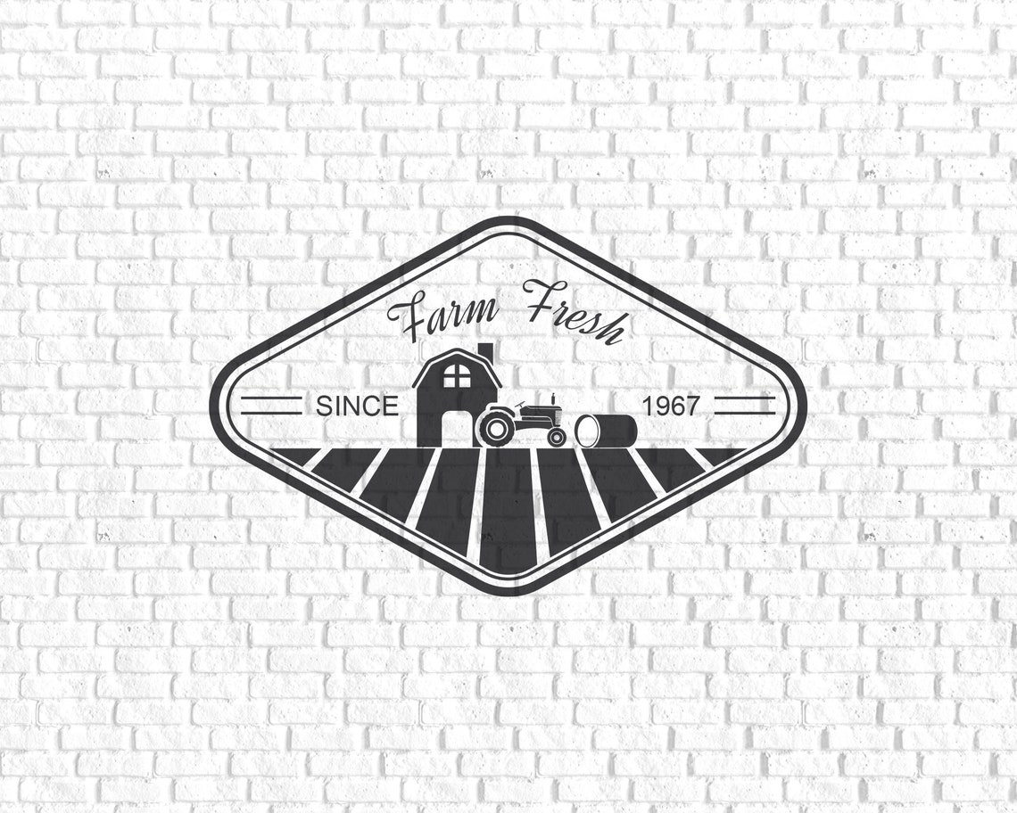 Set of Retro Farm Fresh Logos, Farm Fresh Logosvg, Farm Fresh PNG, Farm ...