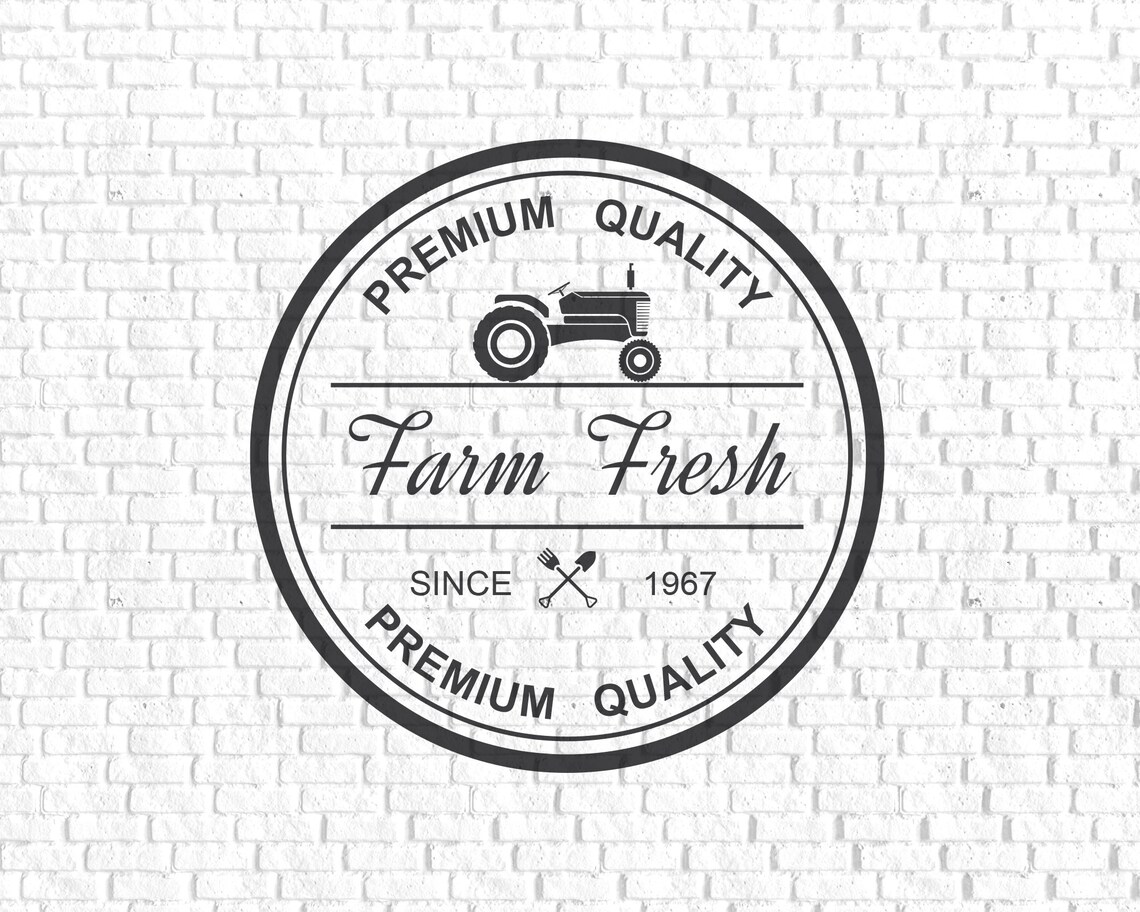 Set of Retro Farm Fresh Logos, Farm Fresh Logosvg, Farm Fresh PNG, Farm ...