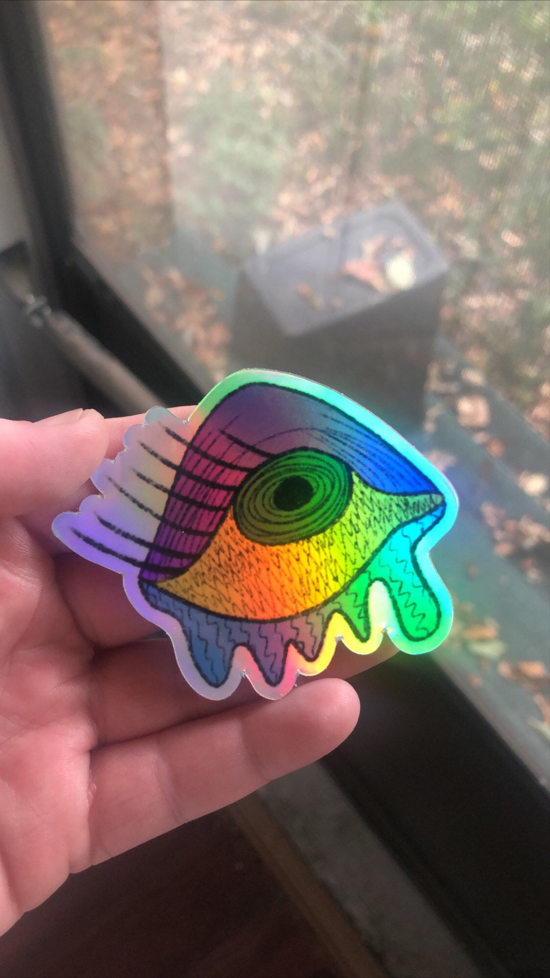 Holo Eye Sticker - Etsy