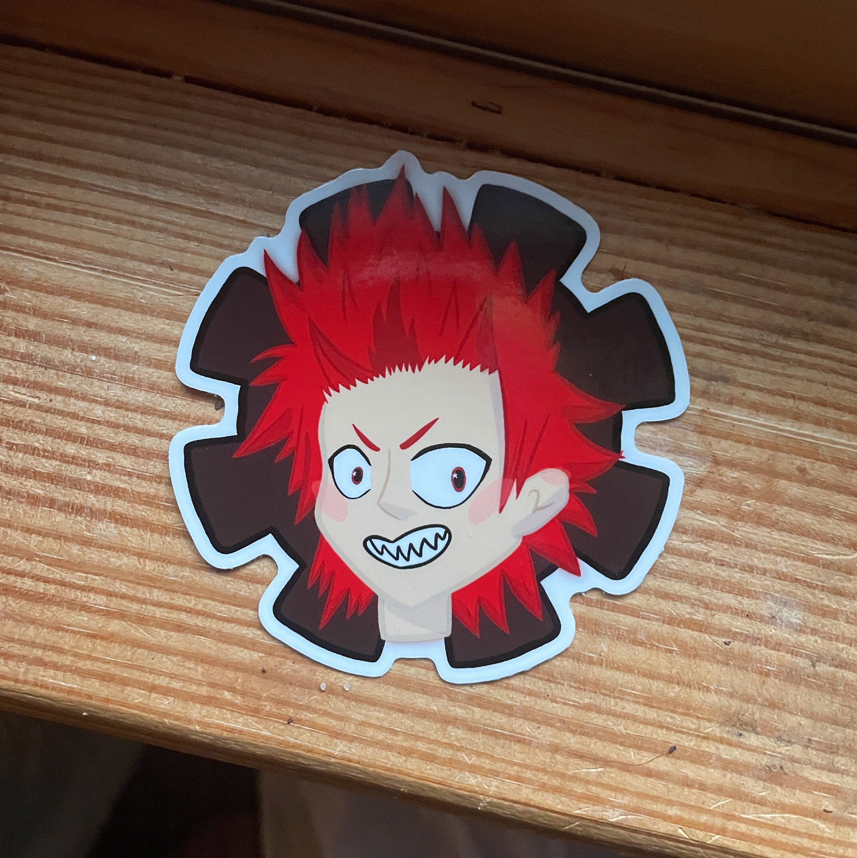 Kirishima Sticker | Etsy