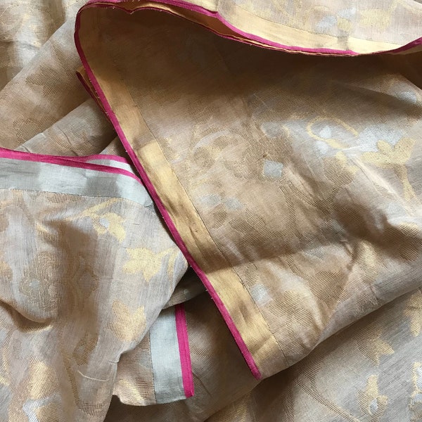 Silver Tissue Saree - Etsy