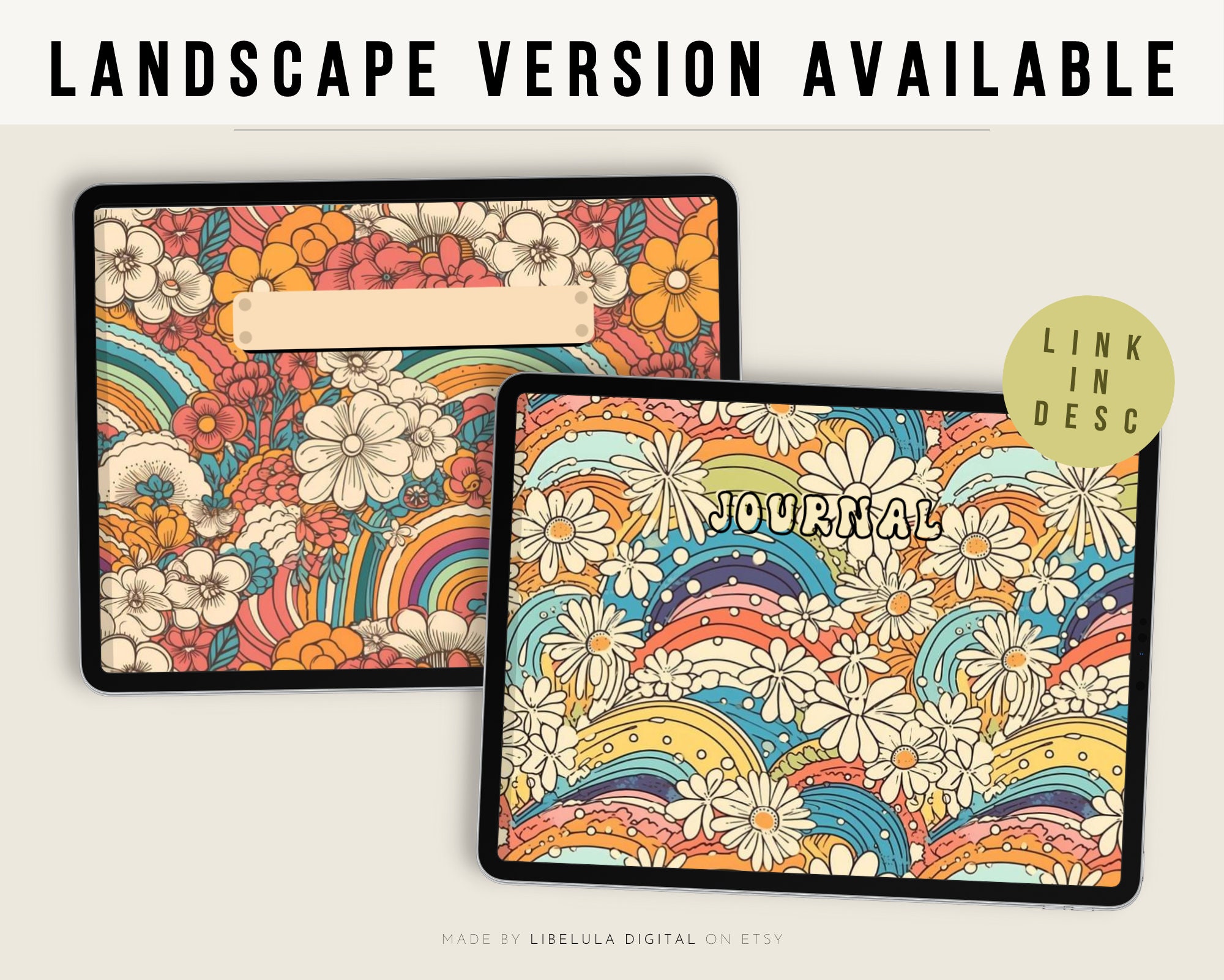 Goodnotes Notebook Cover Digital Planner for iPad Composition Notebook ...