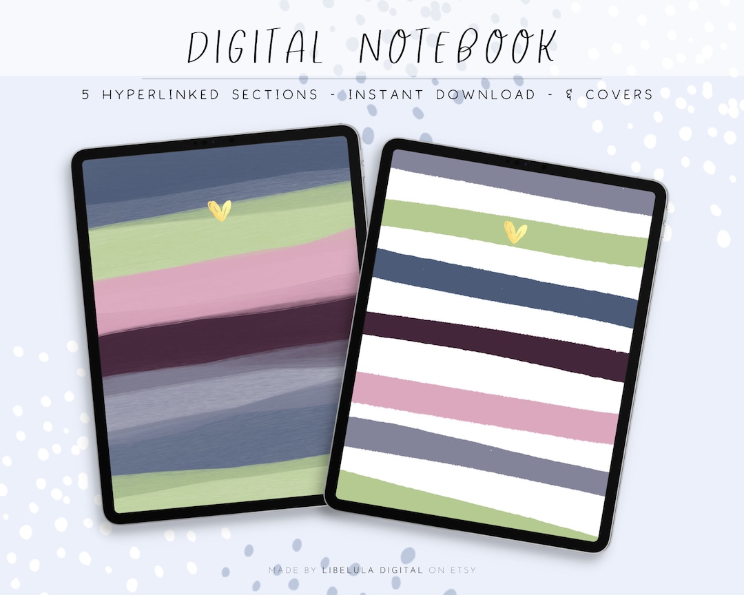 Goodnotes Notebook for Ipad, Landscape Goodnotes, School Goodnotes ...