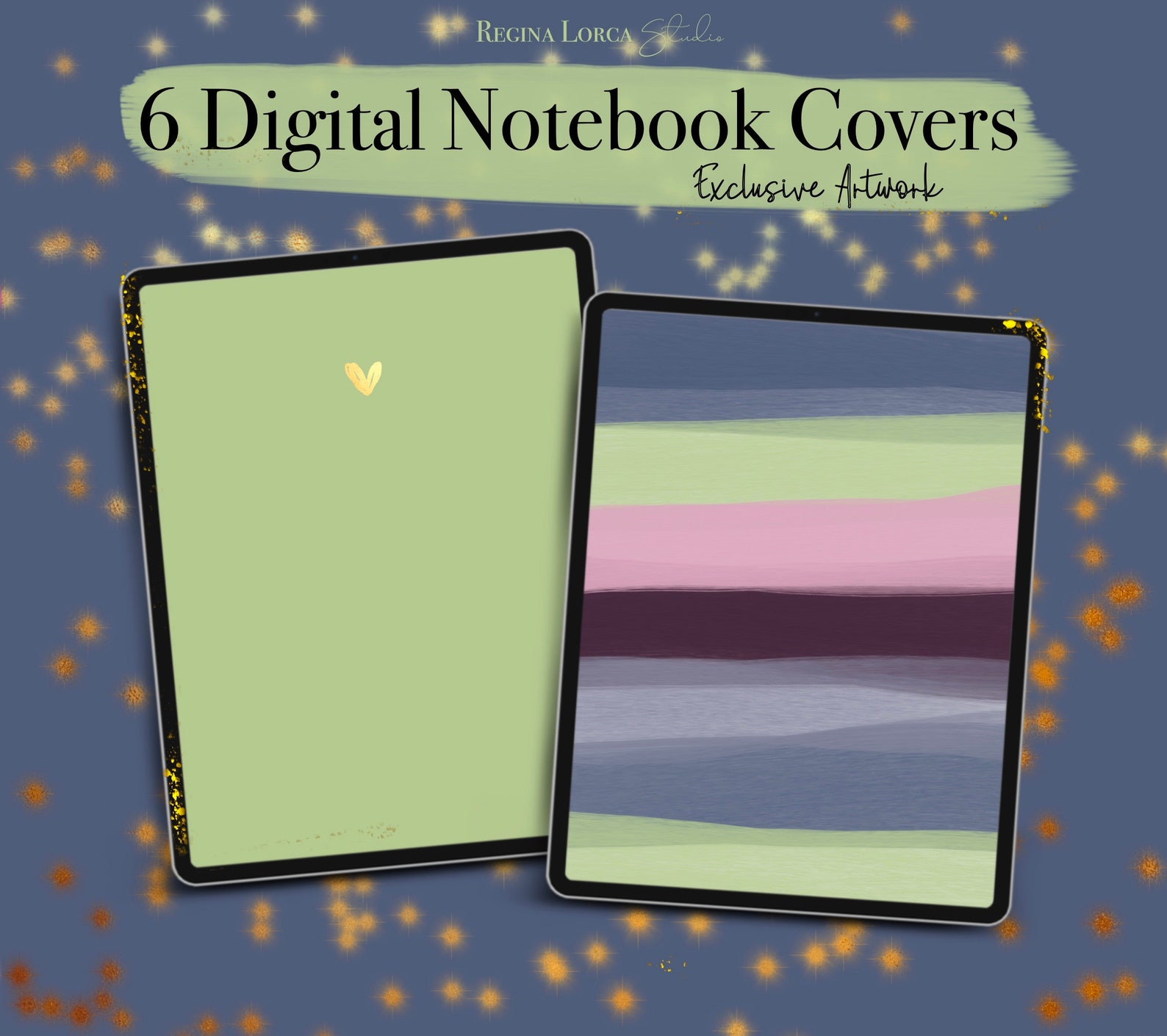 Digital Notebook Covers 10 digital notebook Covers for | Etsy