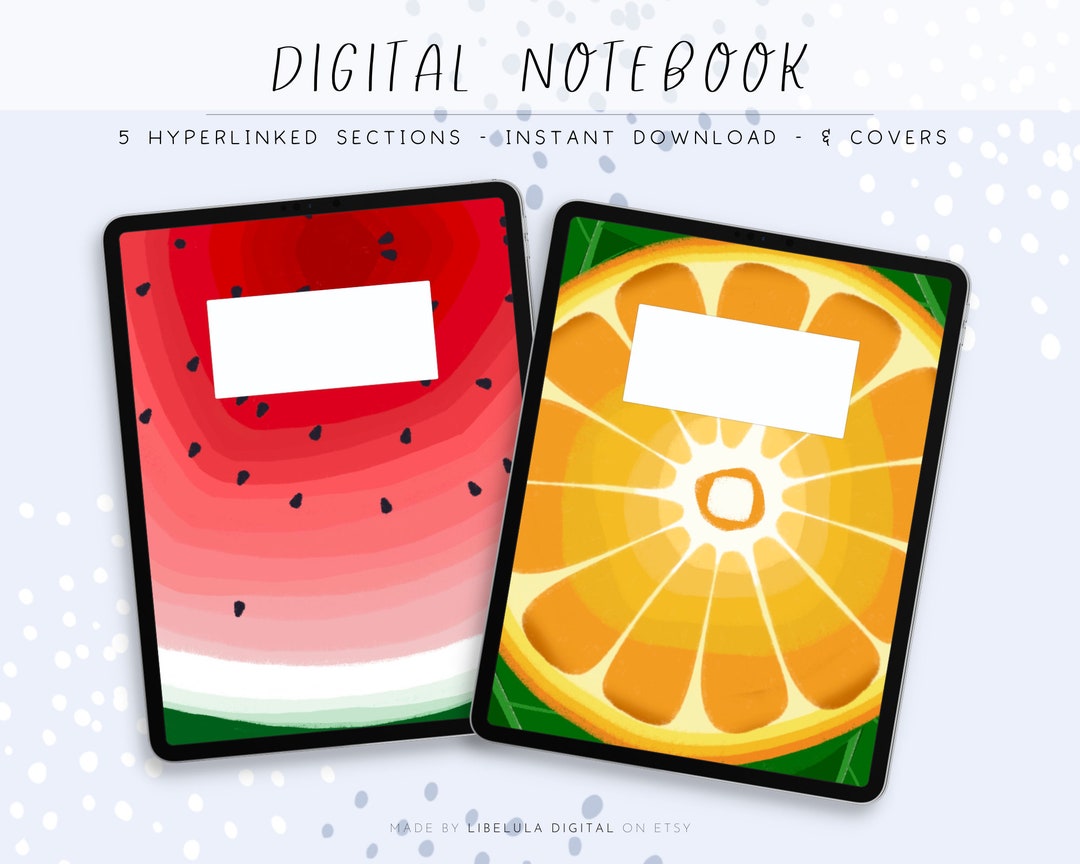 Goodnotes Notebook for Ipad, Landscape Goodnotes, School Goodnotes ...