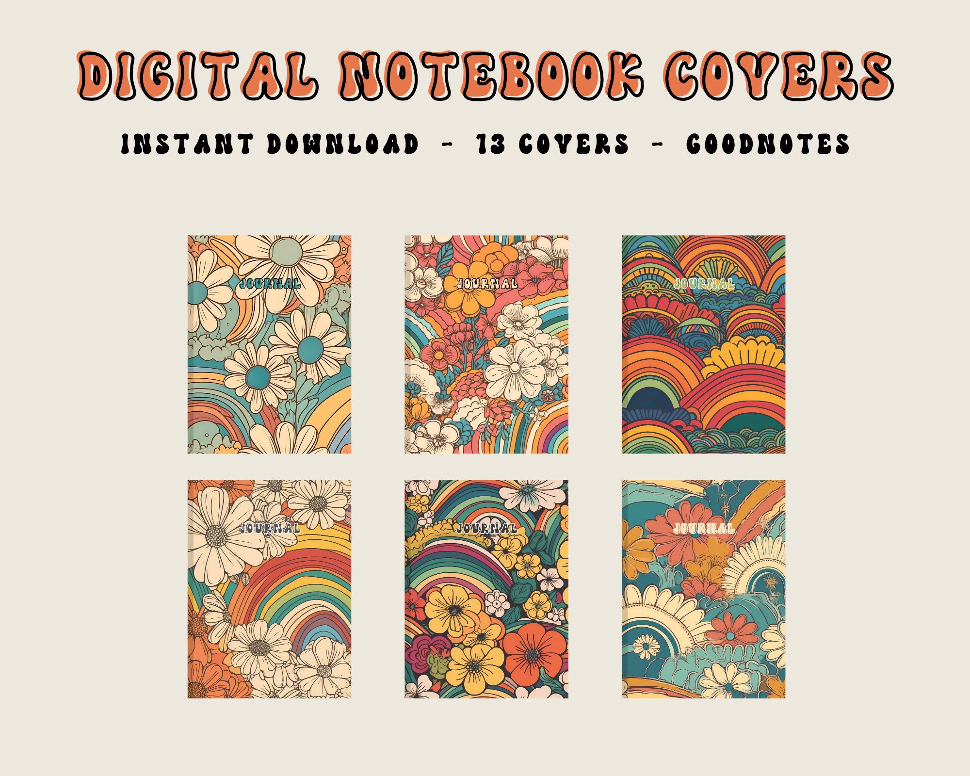 Goodnotes Notebook Cover Digital Planner for iPad Composition Notebook ...