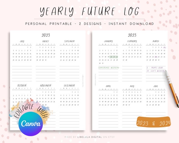 Editable Classic Happy Planner Printables With Canva - Etsy