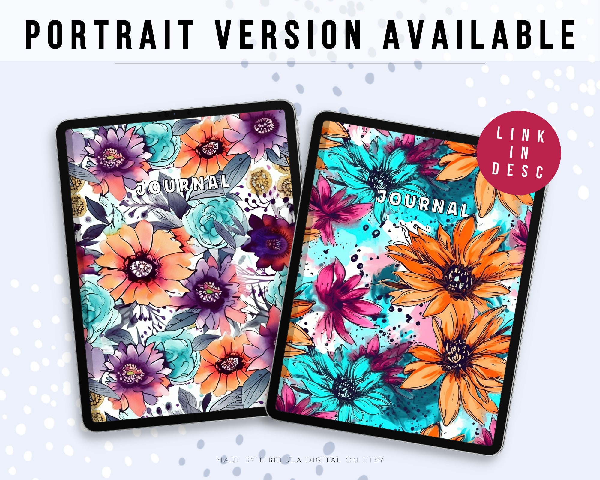 Goodnotes Notebook Cover Horizontal Digital Planner for iPad ...