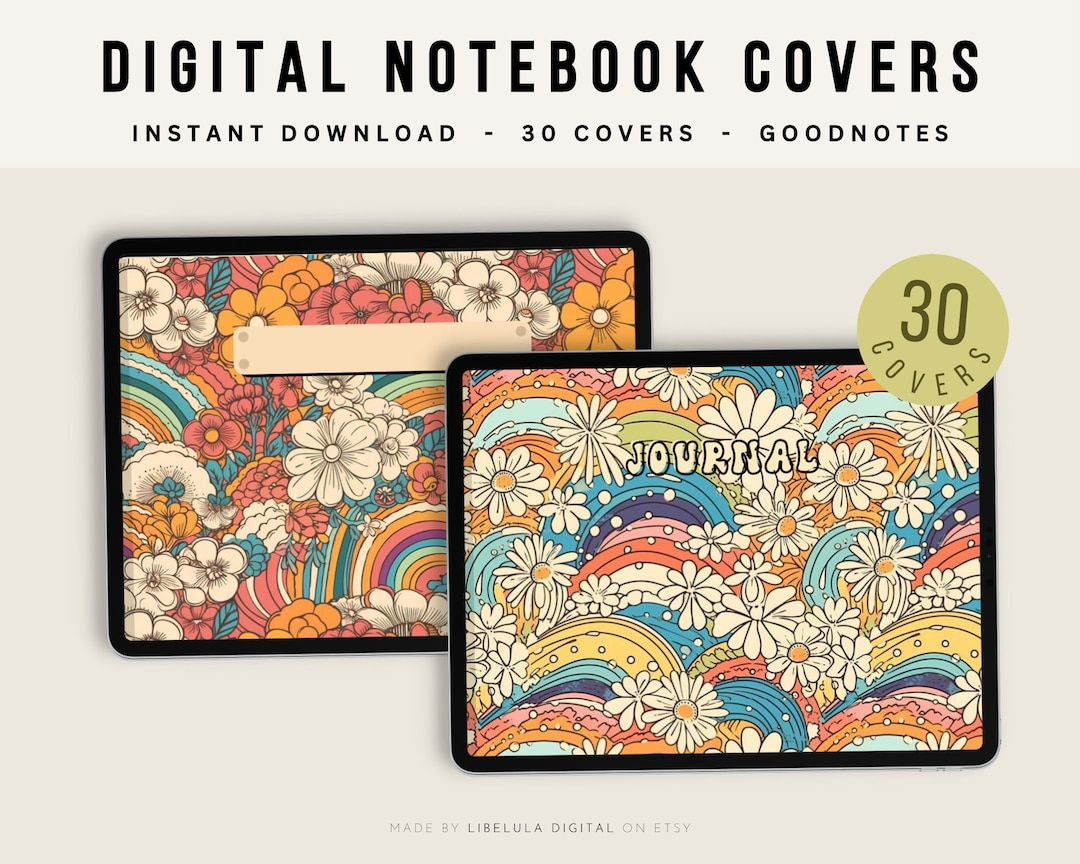 Goodnotes Notebook Cover Horizontal Digital Planner for iPad ...