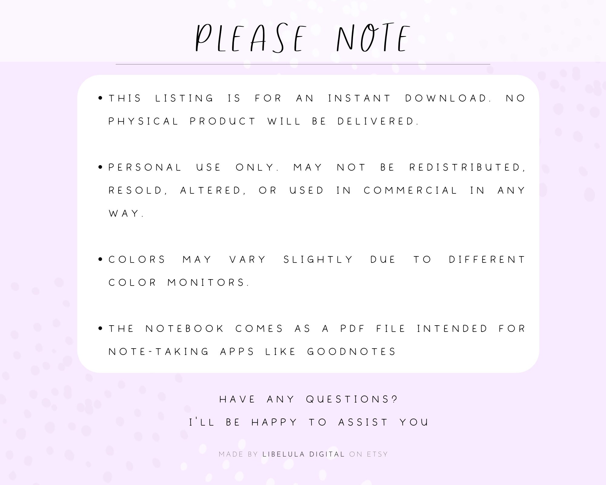 Horizontal Digital Notebook Covers for Planners and Notebooks ...