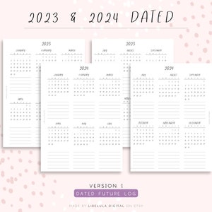 Editable Classic Happy Planner Printables With Canva, Minimalist Yearly ...