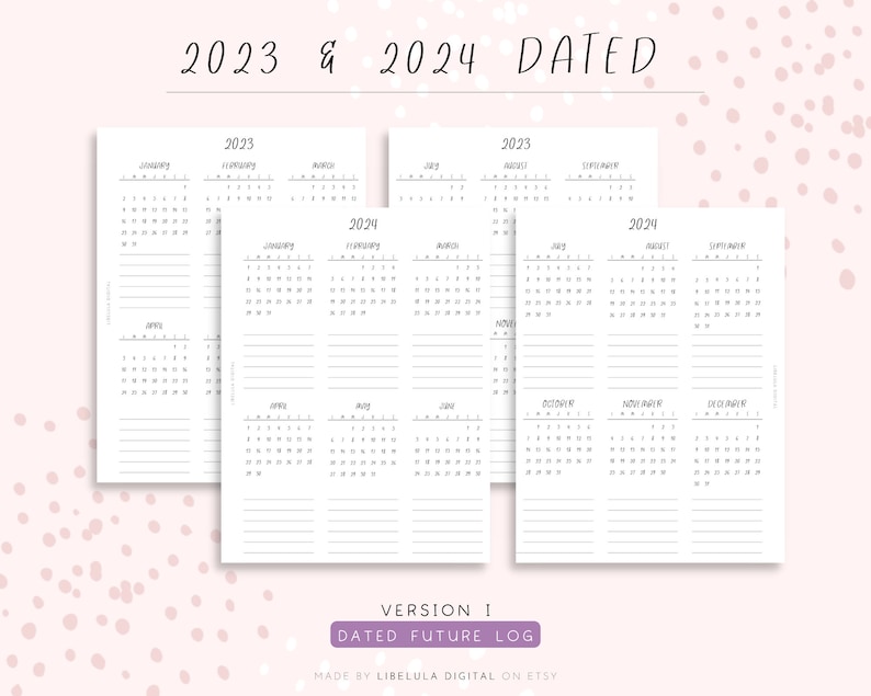 Editable Classic Happy Planner Printables With Canva, Minimalist Yearly ...