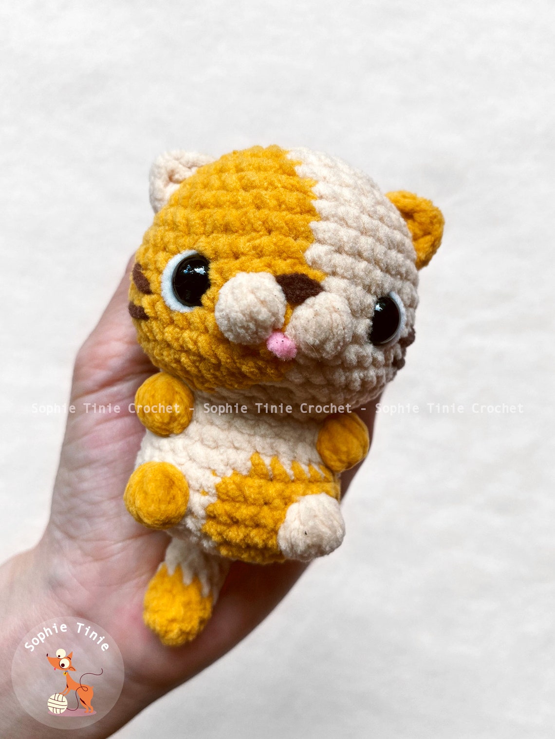 No-sew Kitties Bundle Crochet Pattern, Cat Bun Bundle of 6, Baby Cat ...