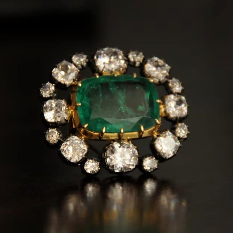 Gemstone Brooch - Etsy