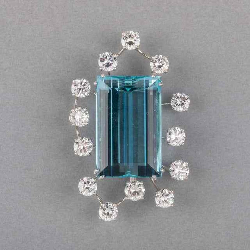 Gemstone Brooch - Etsy