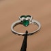 Attractive Green Heart Cut Diamond Ring Solitaire With - Etsy
