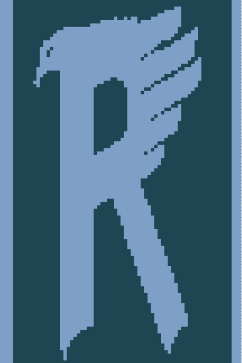 Ravenclaw Banner Cross Stitch Pattern - Etsy