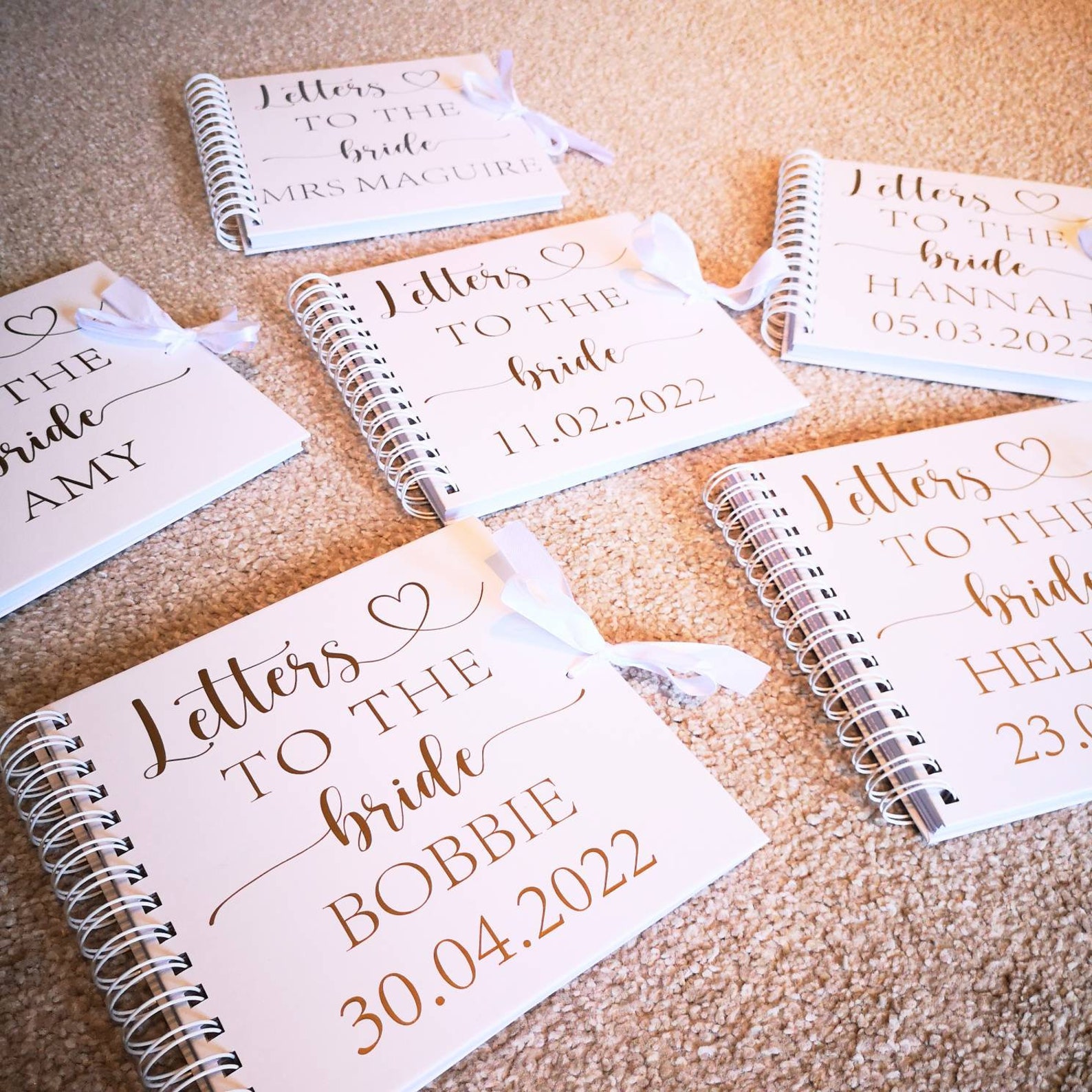 Letters to the Bride Book Bride Scrapbook Personalised Bride - Etsy UK