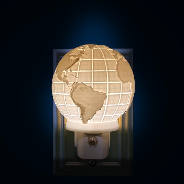 Globe Wall Light - Etsy