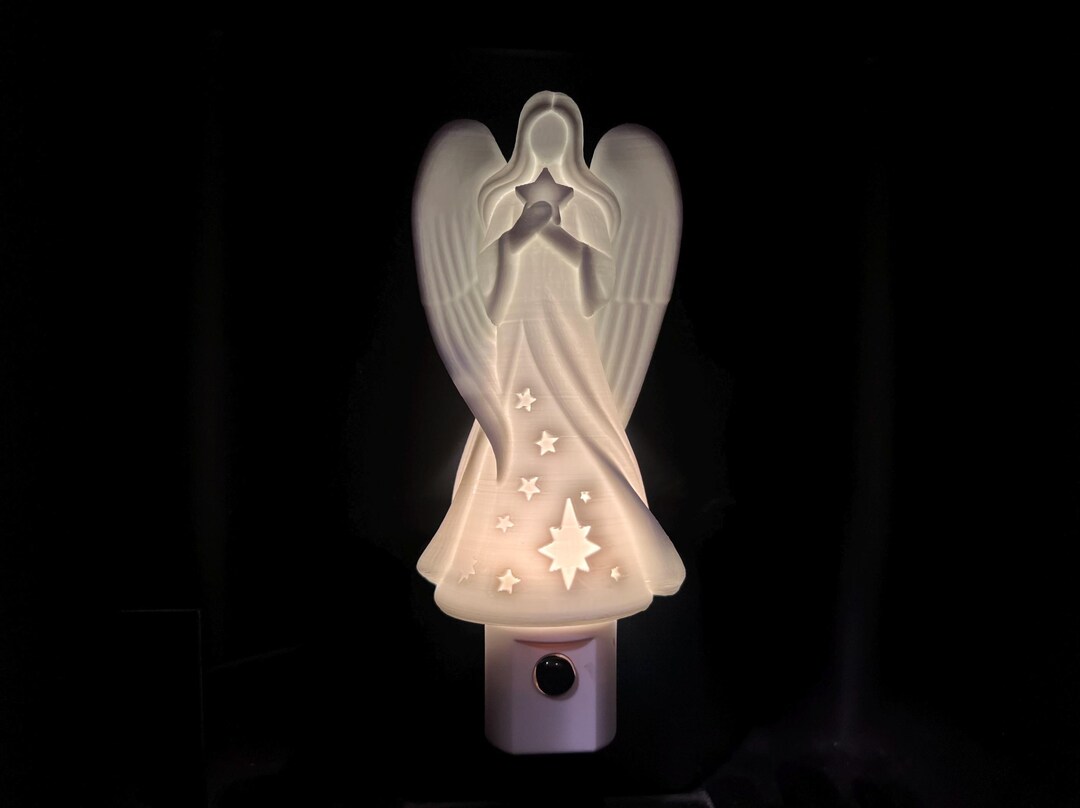 Guardian Angel Night Light, Sympathy Gift Decor - Etsy