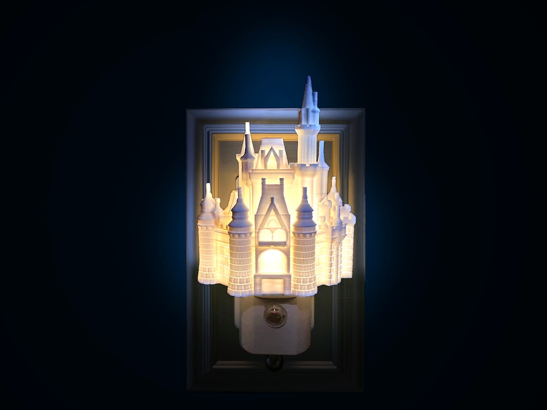 Princess Castle Night Light (plug-in, LED) - Etsy