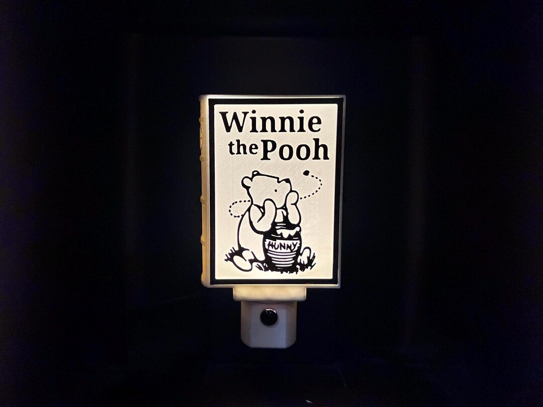 Winnie the Pooh Outlet Night Light (plug-in, LED) - Etsy