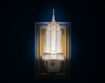 Chrysler Building Night Light plug-in LED - Etsy