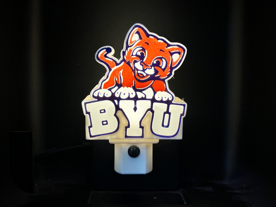 Baby Cosmo BYU Cougar Night Light - Etsy