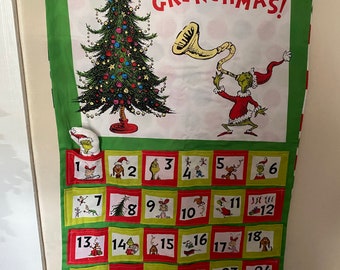 Grinch Calendar | Etsy