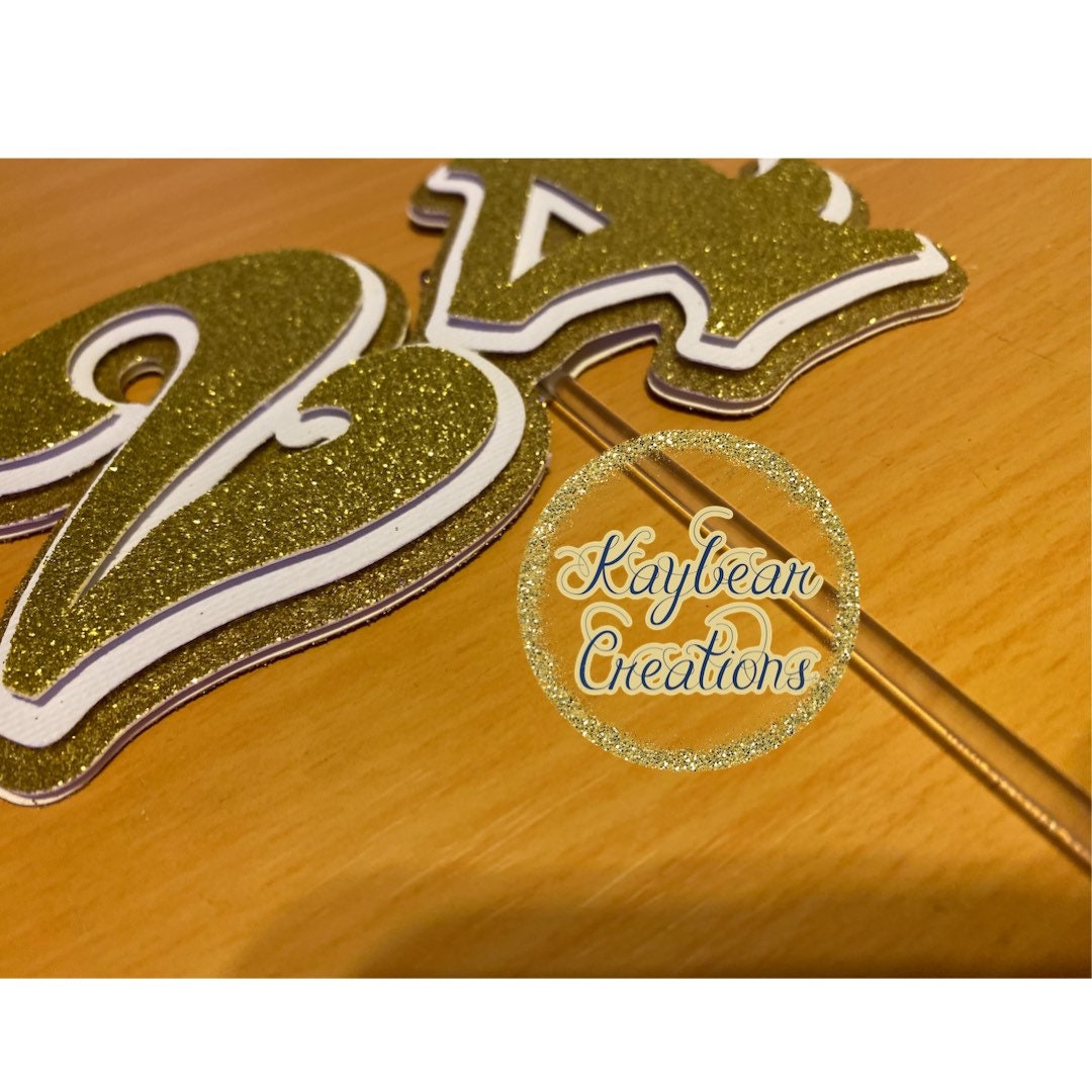 3d Number Cake Topper - Etsy