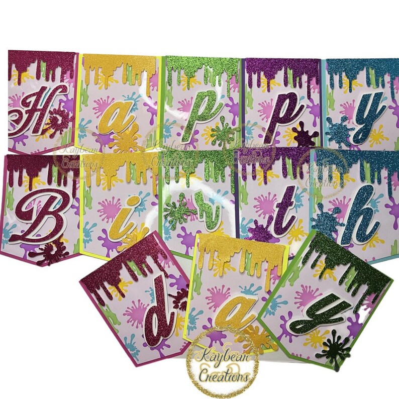 Slime Theme Cake Topper/ Slime Birthday Decor/ Slime Cake Topper ...