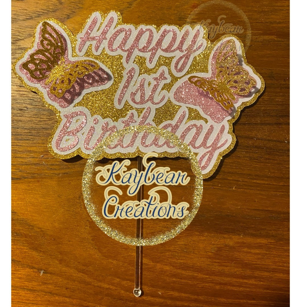 Butterfly Cake Topper - Etsy